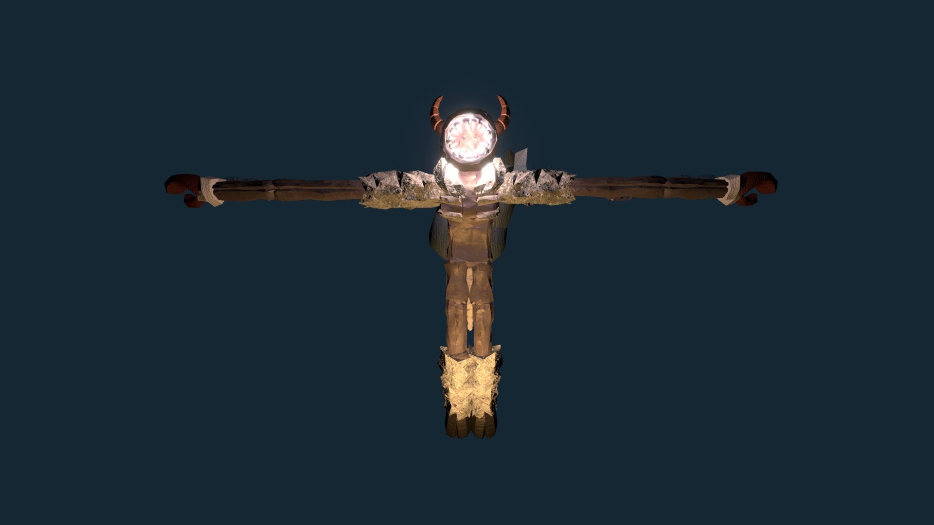 Roblox DOORS|Cringle's Worshop : Krampus Figure - Download Free 3D ...