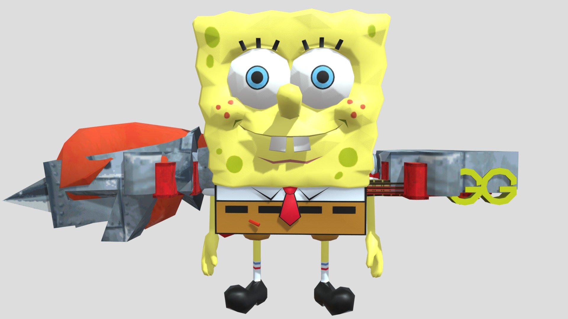 SpongeBob From SBM Game - Download Free 3D model by SMF Friends Fan ...