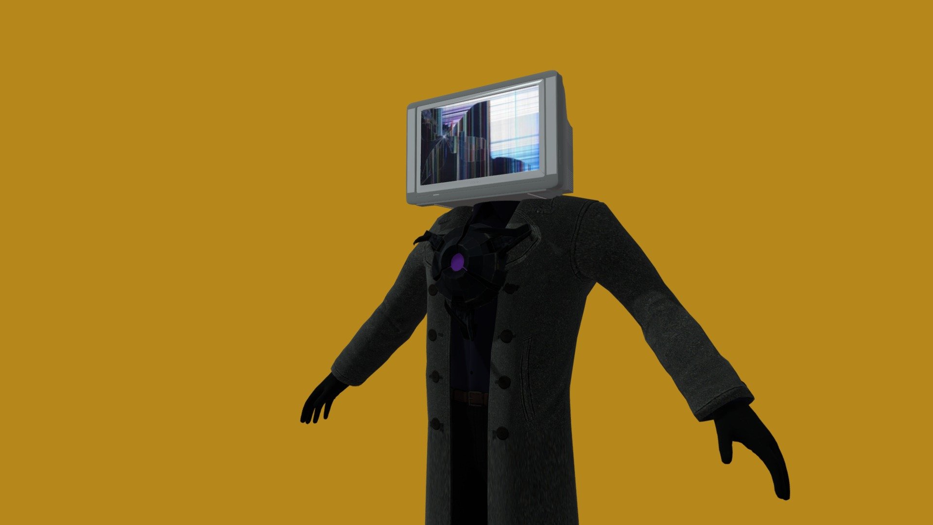 Broken Titan TV Man - Download Free 3D model by Pumpkin (@savounited ...