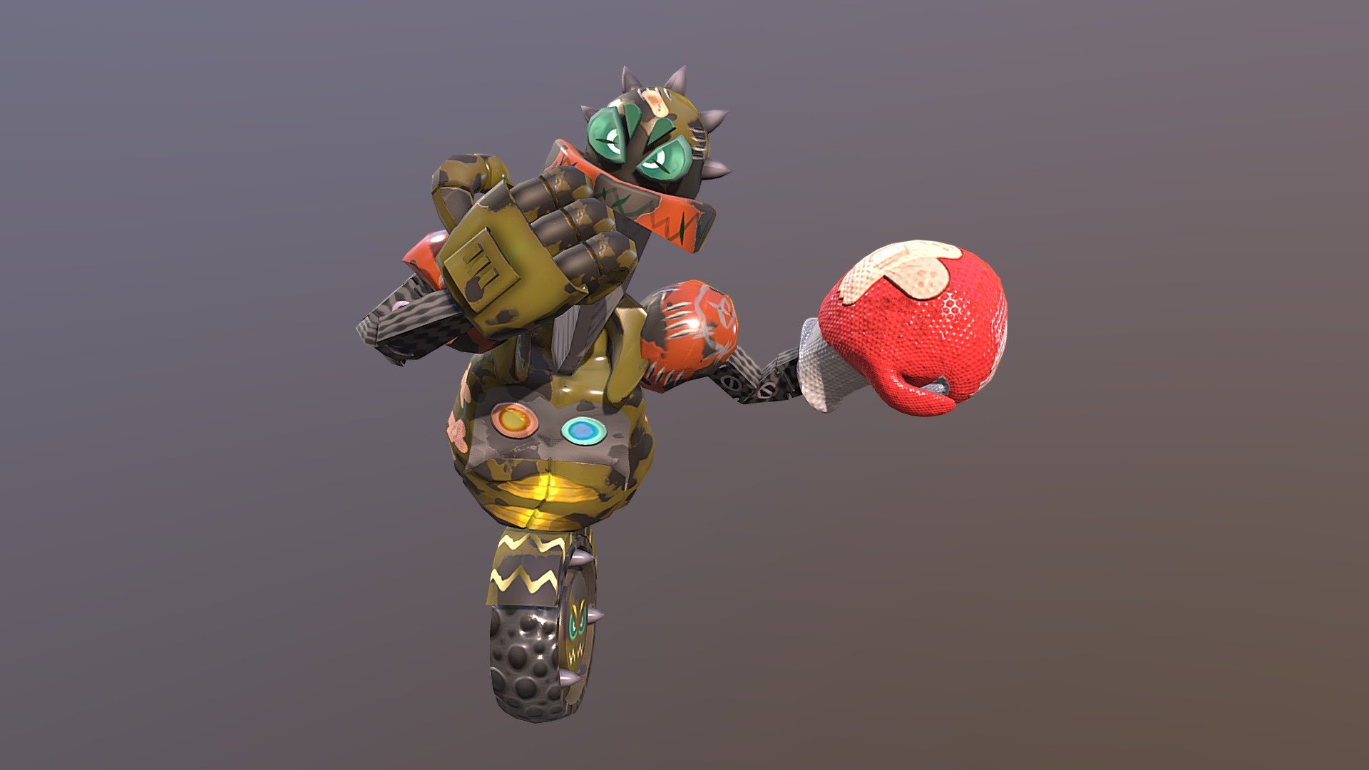 Robot cartoon boss #3 - Buy Royalty Free 3D model by Clément Fromentin ...