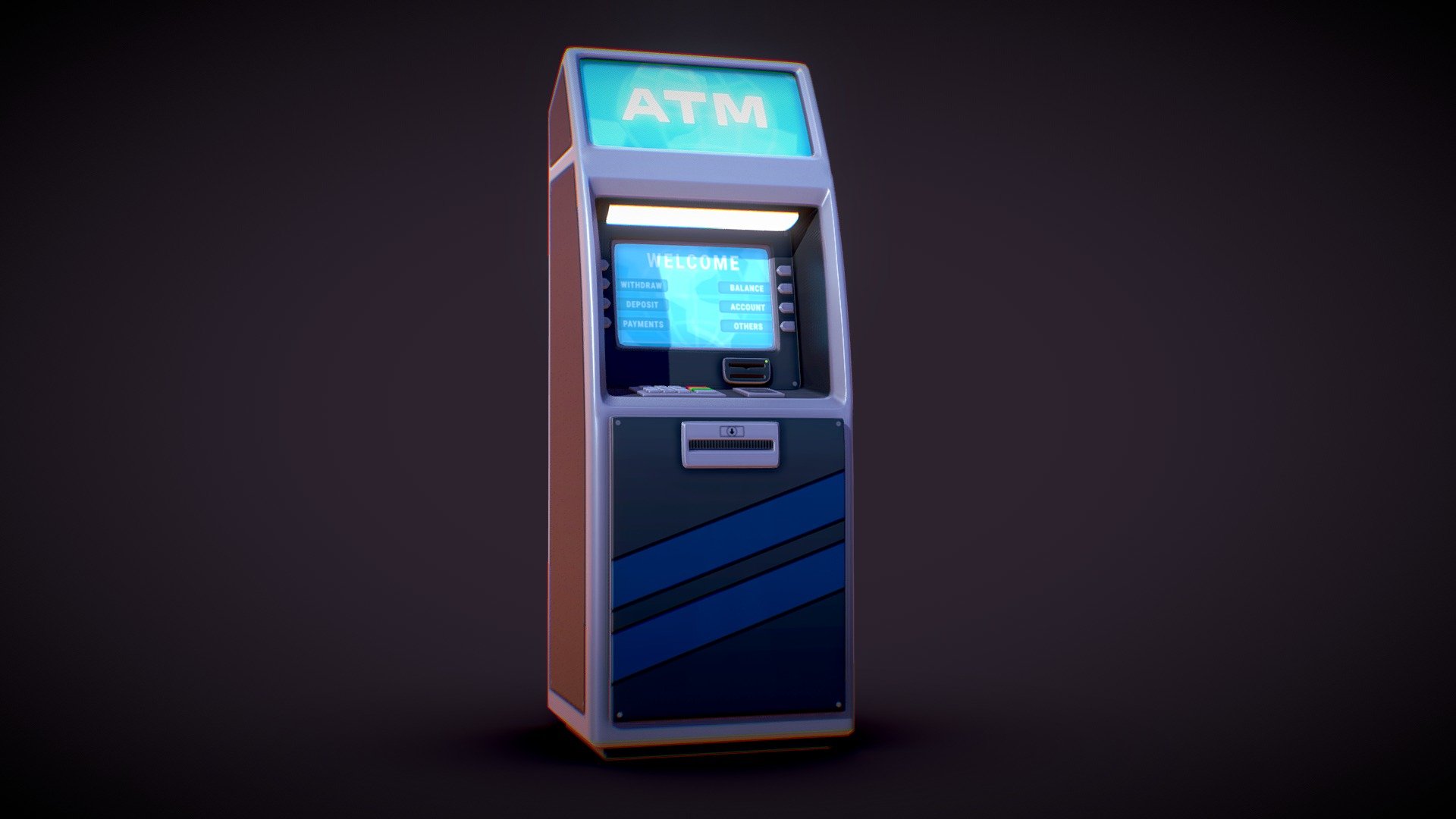ATM | Virtual Casino Asset Pack🎲 - Buy Royalty Free 3D model by Agustín ...