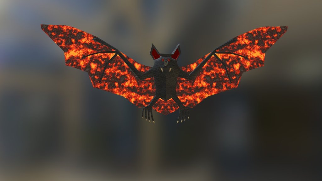 Lava Bat - 3D model by jcman [c468a0d] - Sketchfab