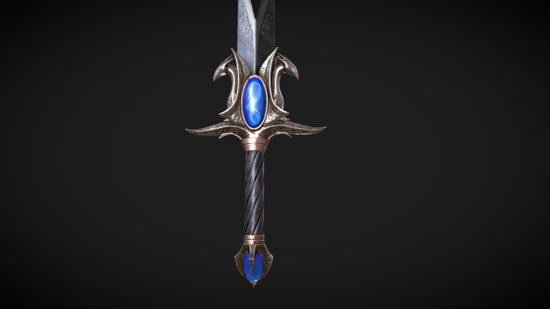 Duskfang sword - 3D model by Spyros Frigas (@Spyros_F) [c468f5c ...