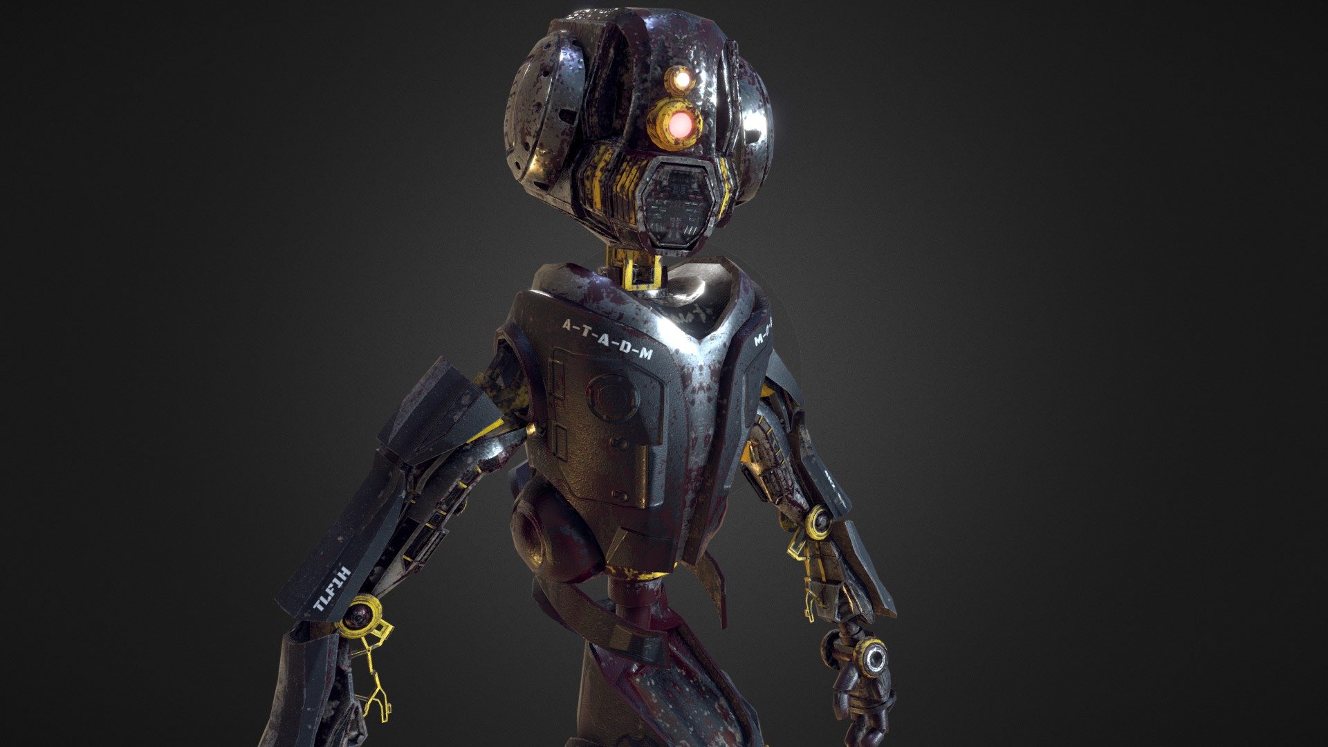 Robot - Download Free 3D model by Daniel Gryningstjerna (@dangry ...