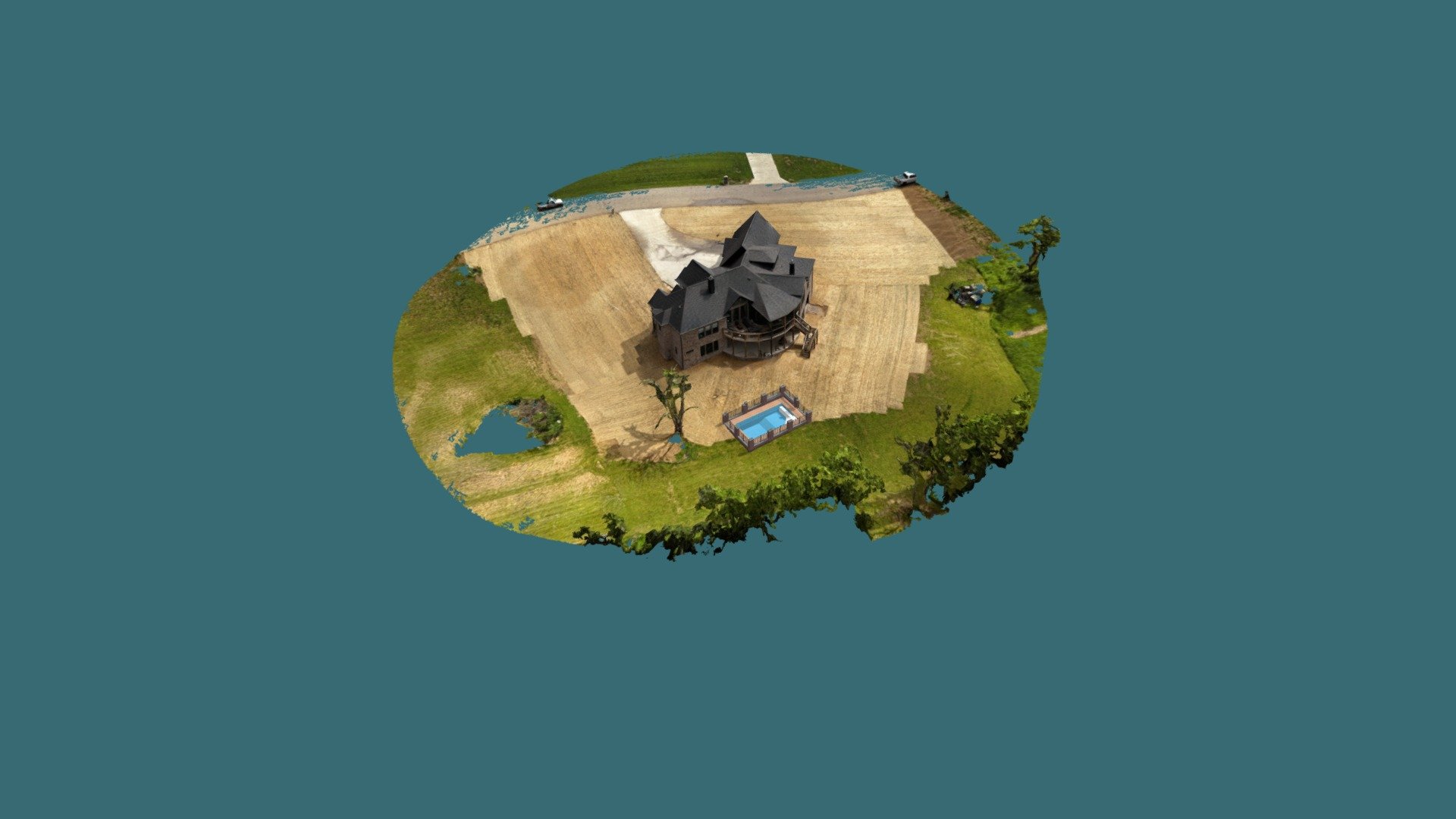 POOL EXAMPLE - 3D model by Vertical View Drone Services ...