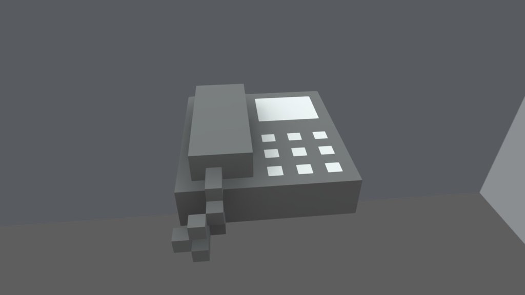 Simple Voxel Phone - 3D model by belchingcultist [c46ffb0] - Sketchfab