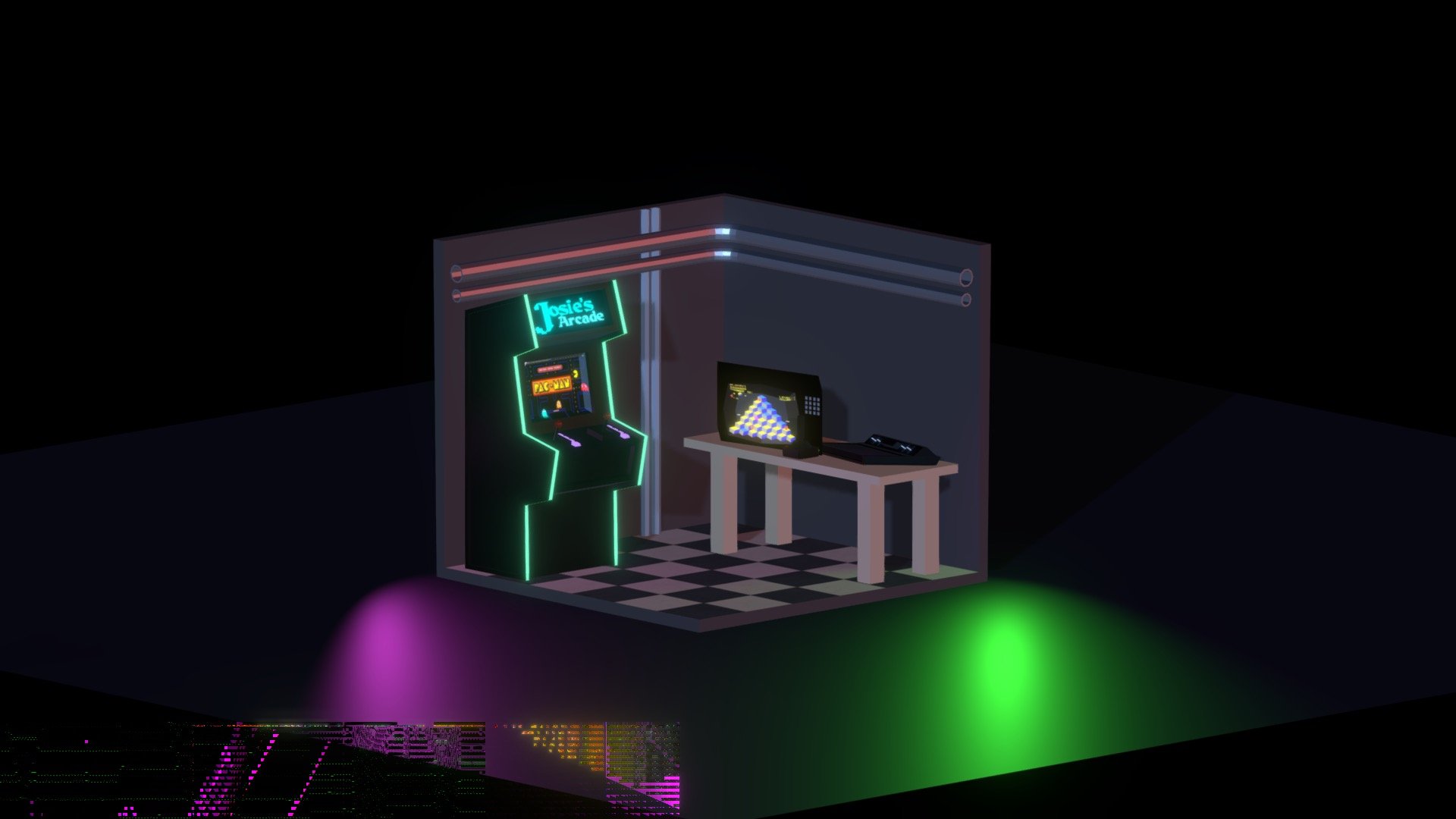Mini Arcade - 3D model by Josie_Calderone [c471f7e] - Sketchfab