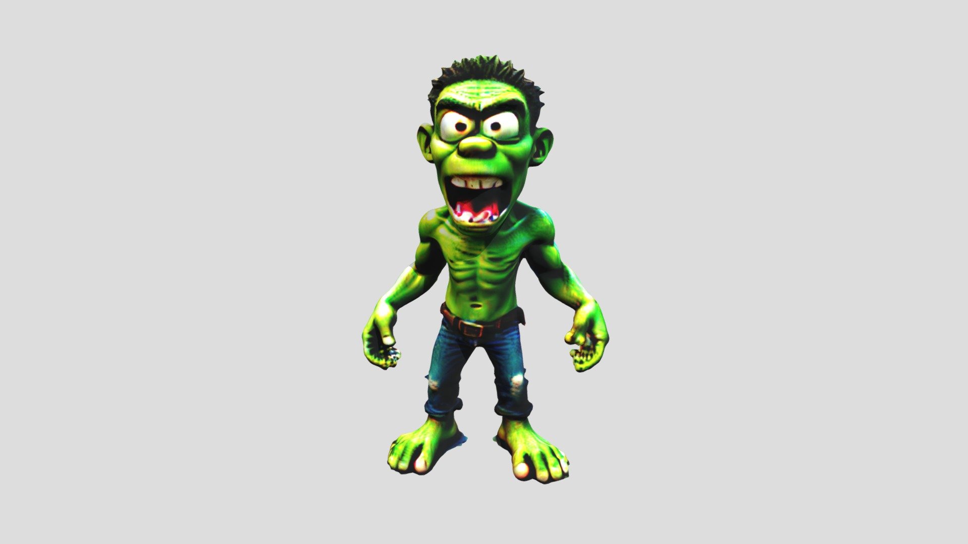 Green Zombie - Download Free 3D model by Jungle Jim (@jungle_jim ...
