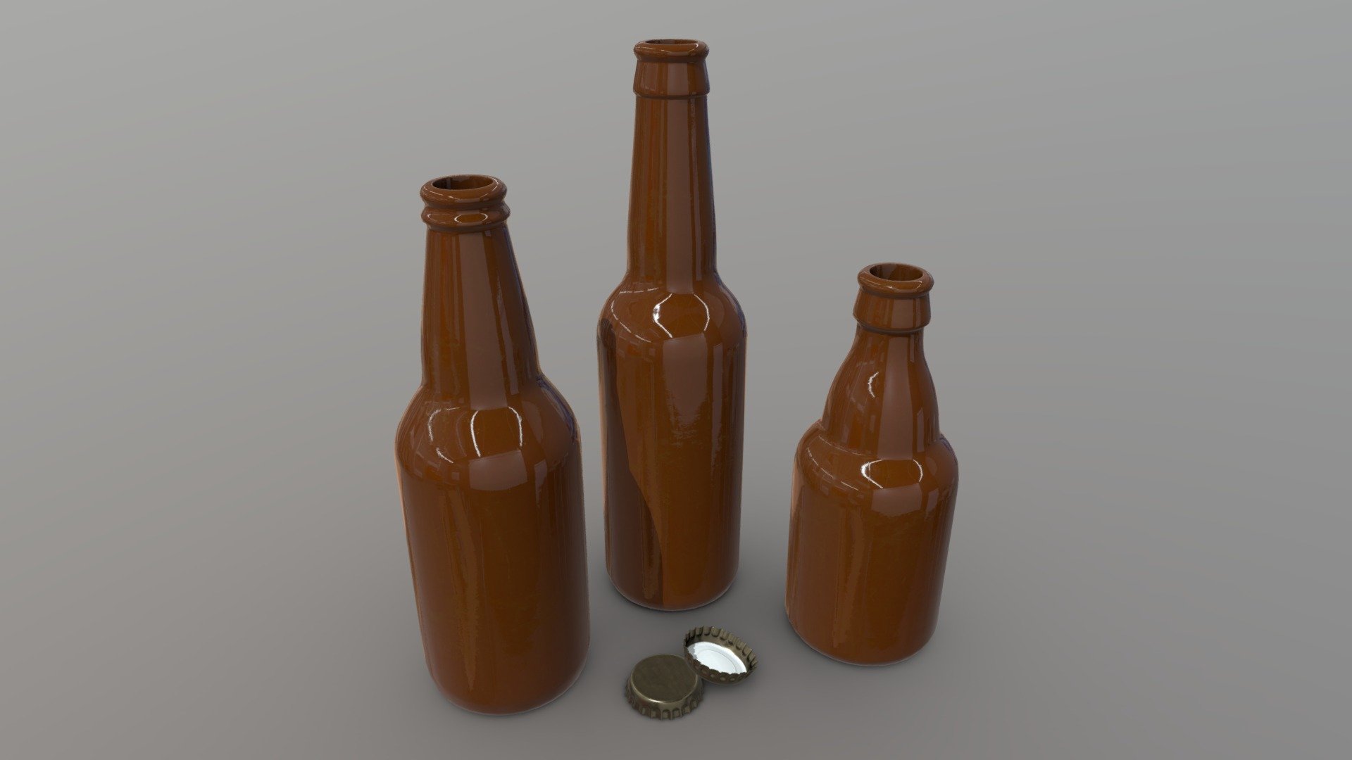 Beer Bottle - Buy Royalty Free 3D model by plaggy [c472bfe] - Sketchfab ...
