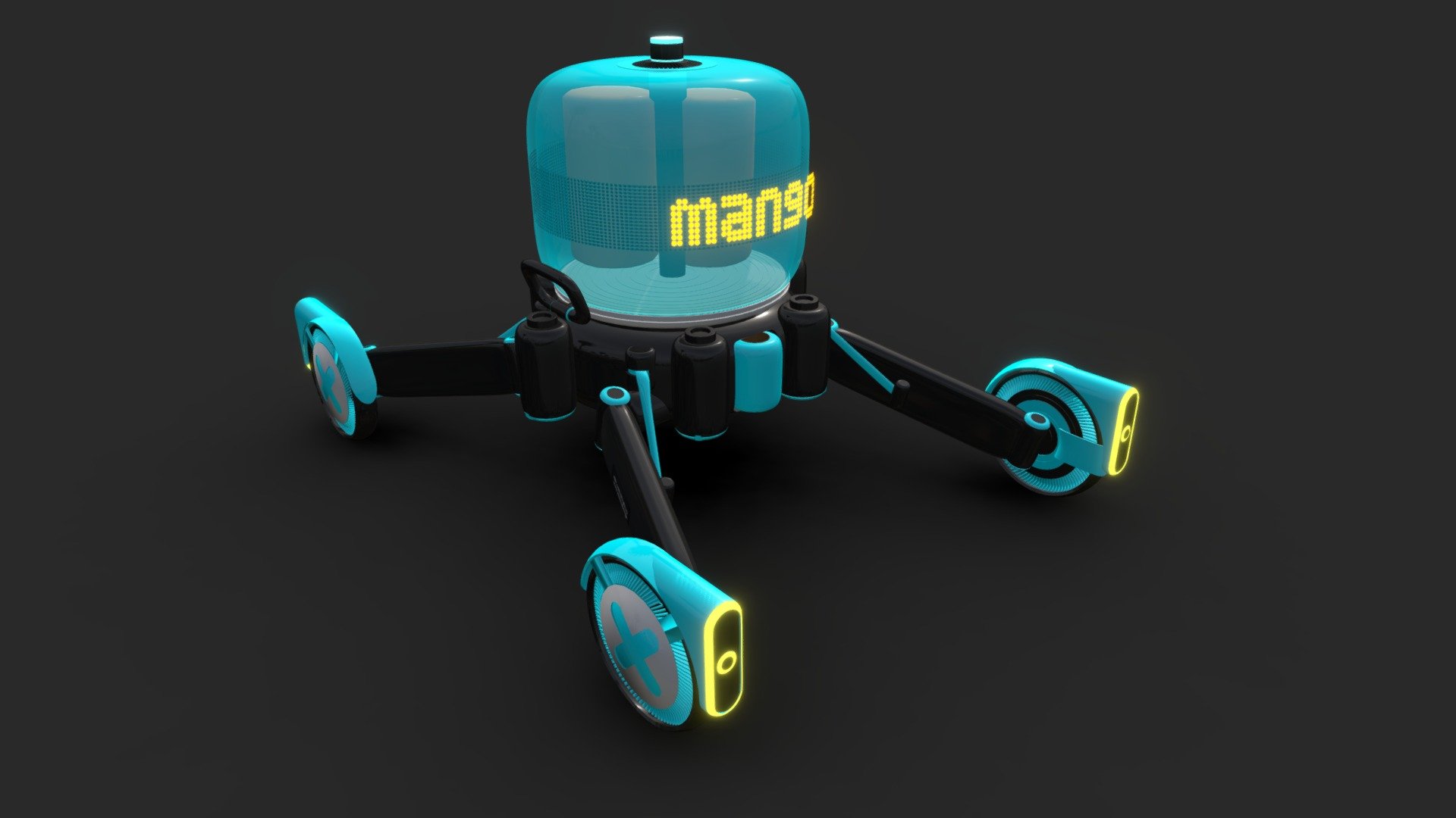 Mango. Humanitarian robot rescue - 3D model by Eddie Mauro ...