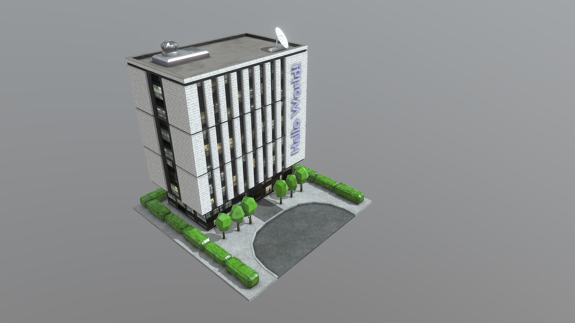 IT Office simple - 3D model by WORGA [c473489] - Sketchfab