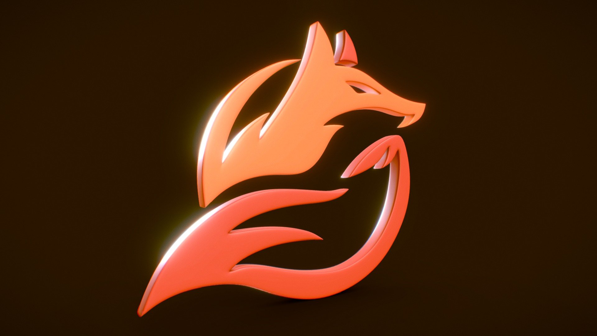 Thunder Fox Dub Studio logo - 3D model by Sir Erdees (@sirerdees) [c4745a7] - Sketchfab