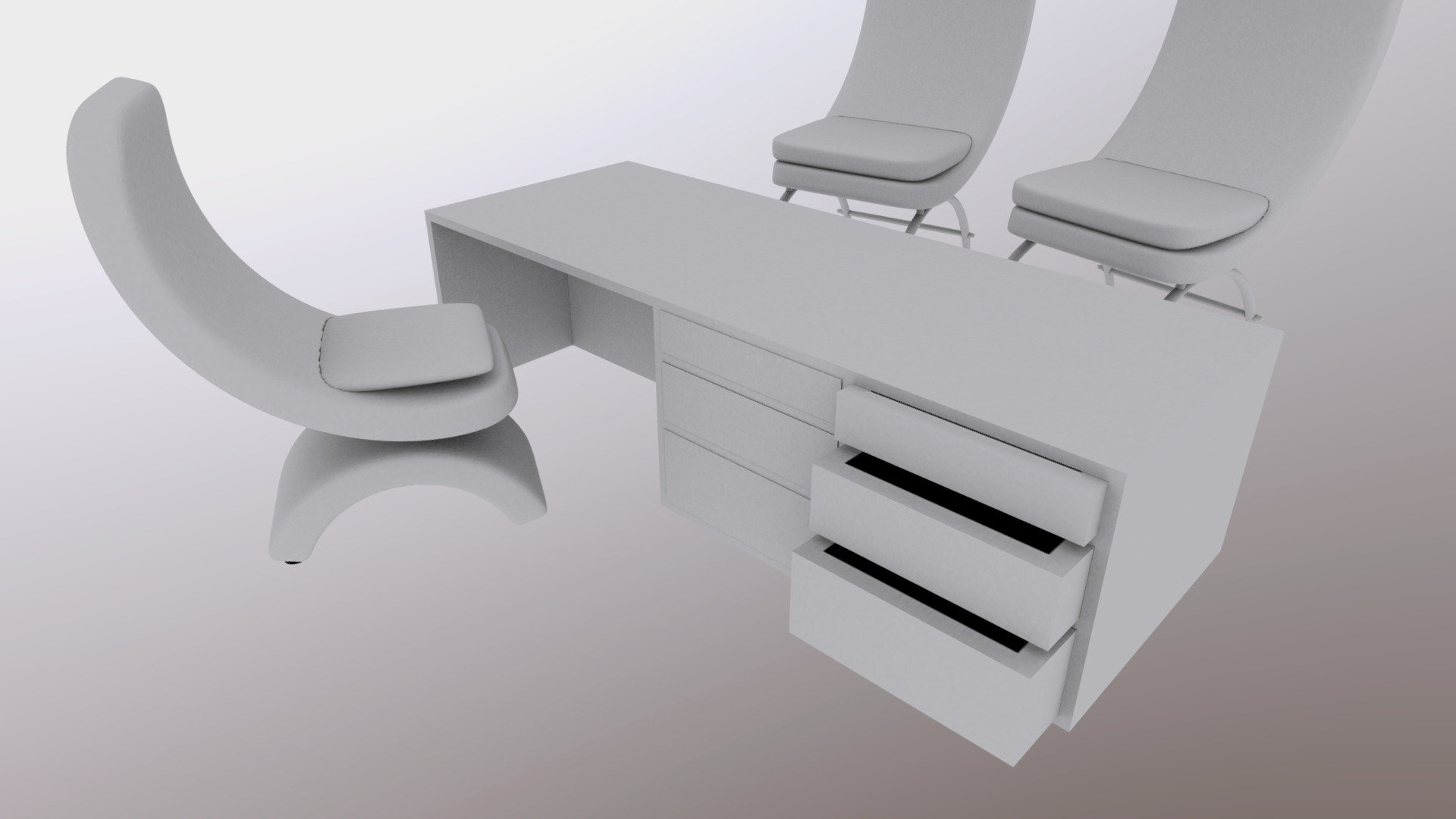 office table - 3D model by bhavya patel (@comewithme) [c47550d] - Sketchfab