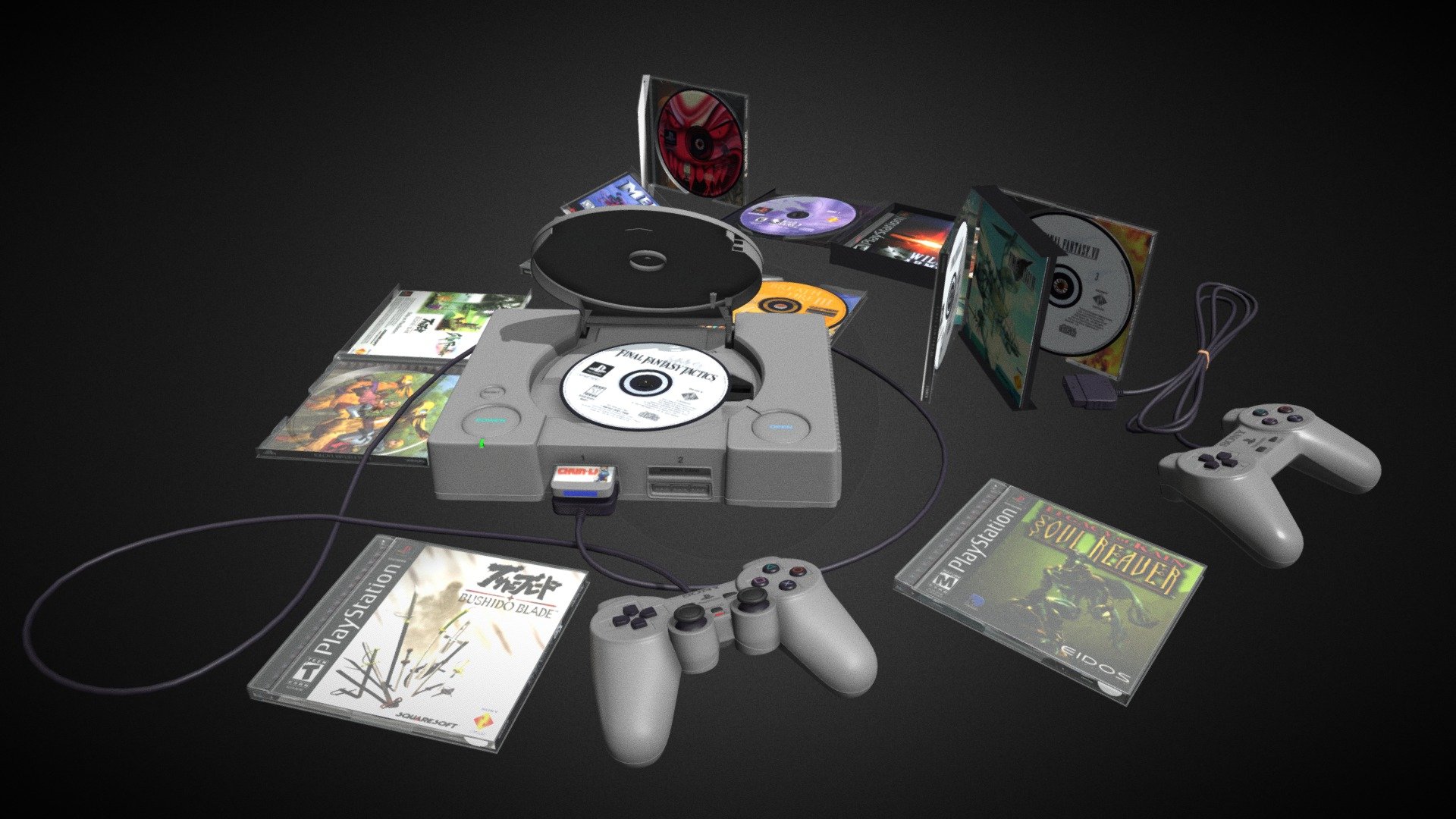 Sony Playstation - 3D model by Rusty Hardy (@rustificus) [c475c91 ...
