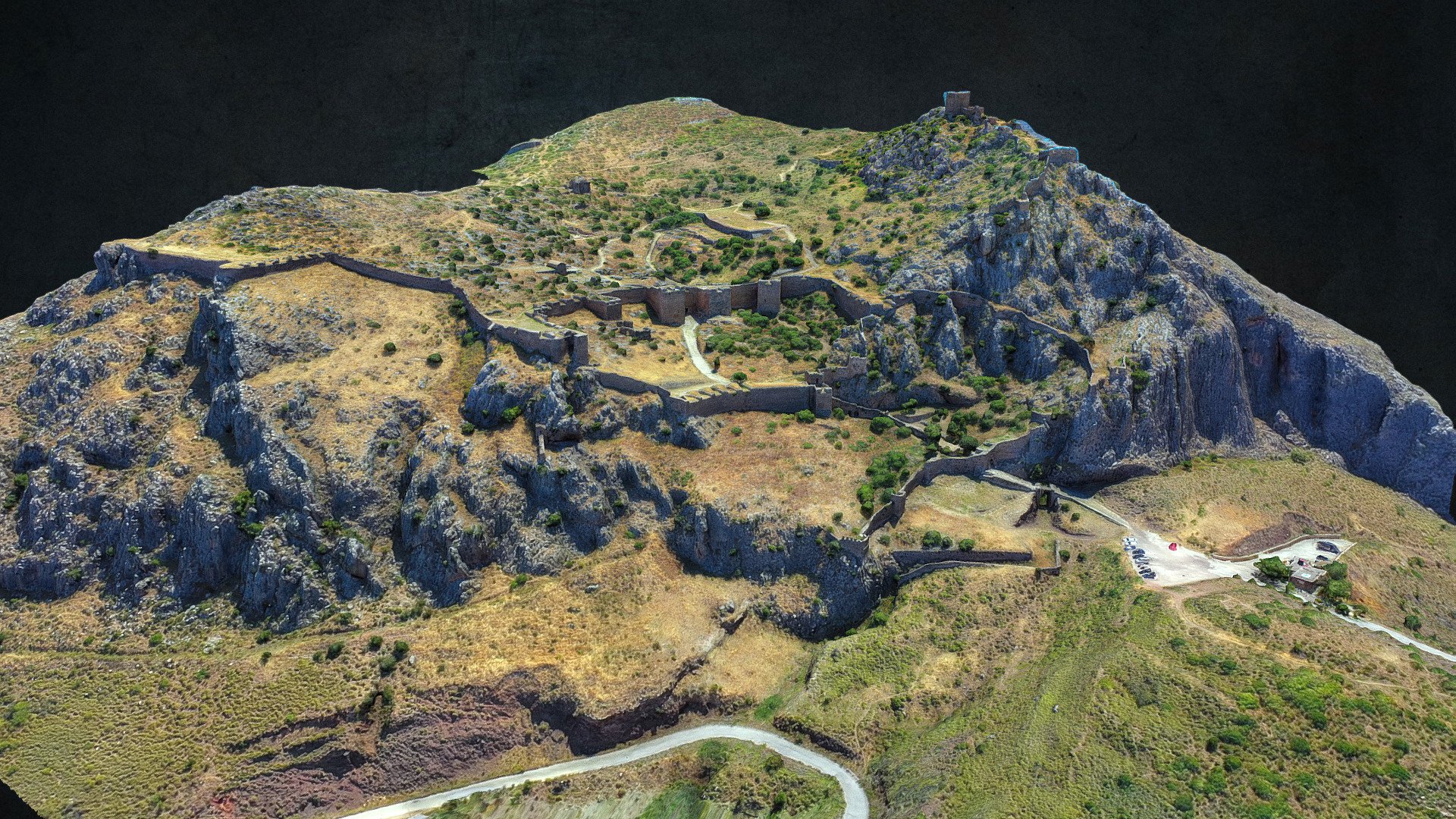 Acrocorinth | GREECE - Download Free 3D model by Arqueomodel3D ...