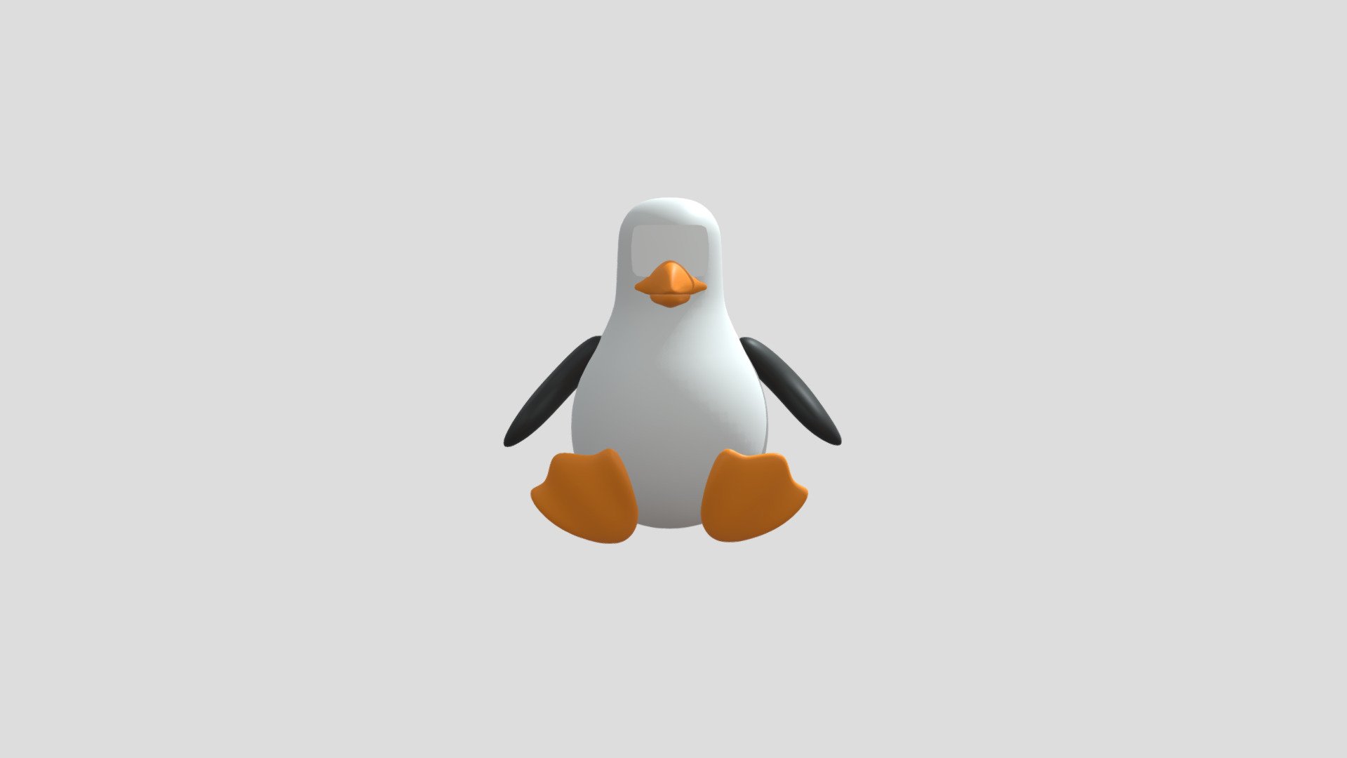 pingouin-linux - 3D model by sansonichair [c478f90] - Sketchfab