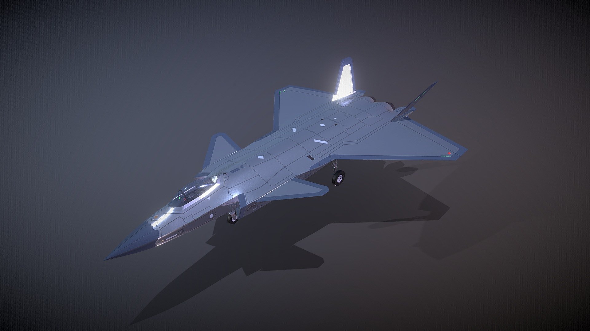 J-20 Chengdu Mighty Dragon Stealth Jet Fighter - 3D model by Ryuukou3D ...
