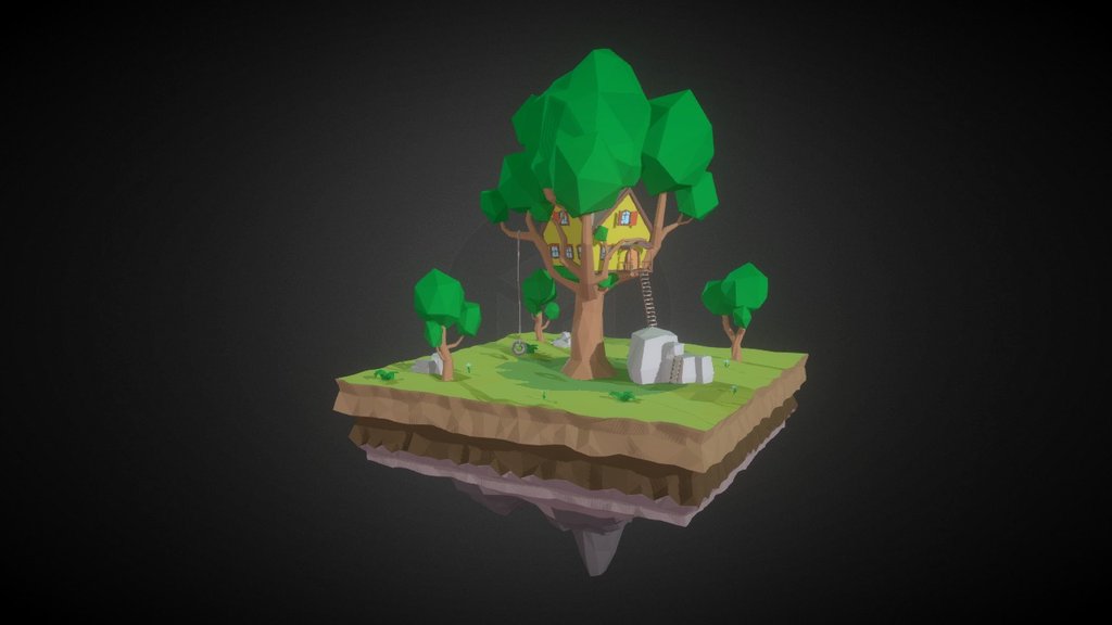 Treehouse [WLP series #5] - 3D model by Shapernode [c479f3e] - Sketchfab