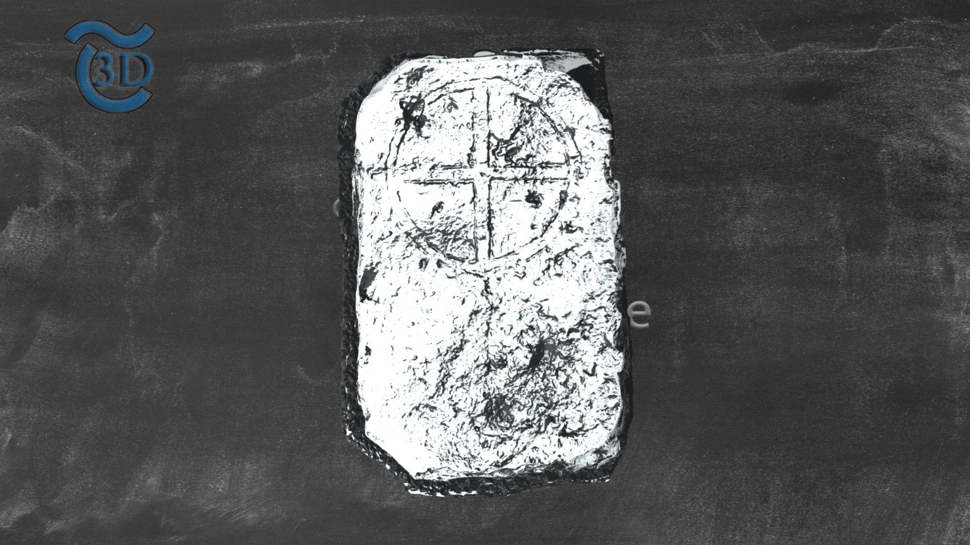 TN004-010025 - Cross Inscribed Stone - Download Free 3D model by ...