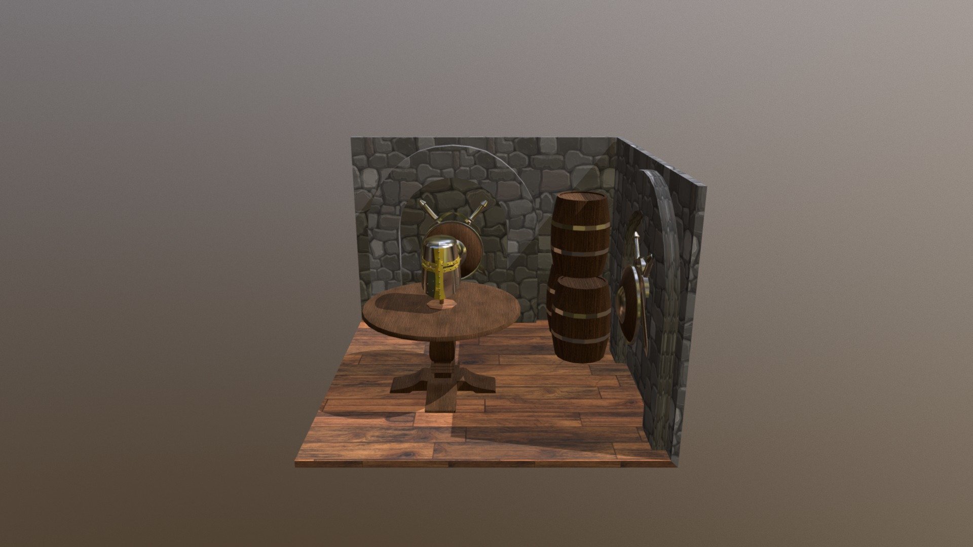Armoury Scene - 3D model by red_mau5 [c47ac9e] - Sketchfab