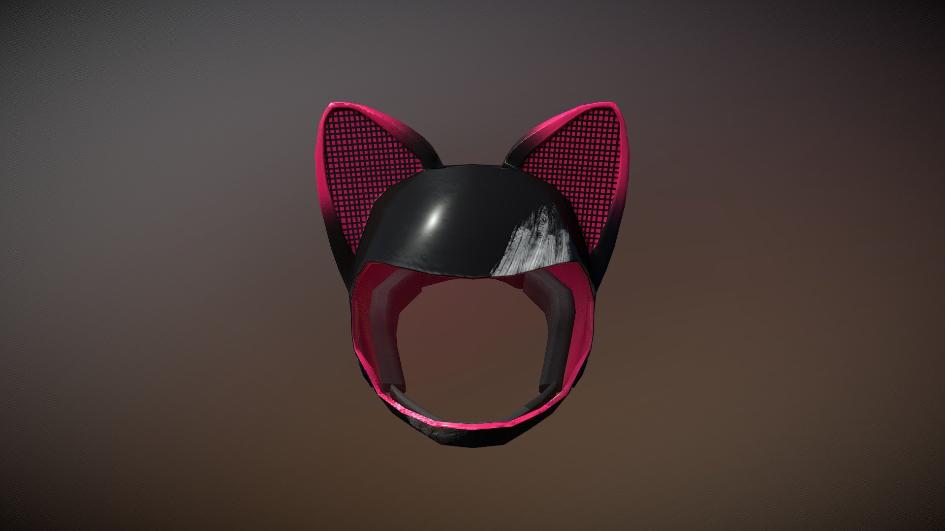 Kitty's Helmet - 3D model by MirandaHumphries [c47b522] - Sketchfab