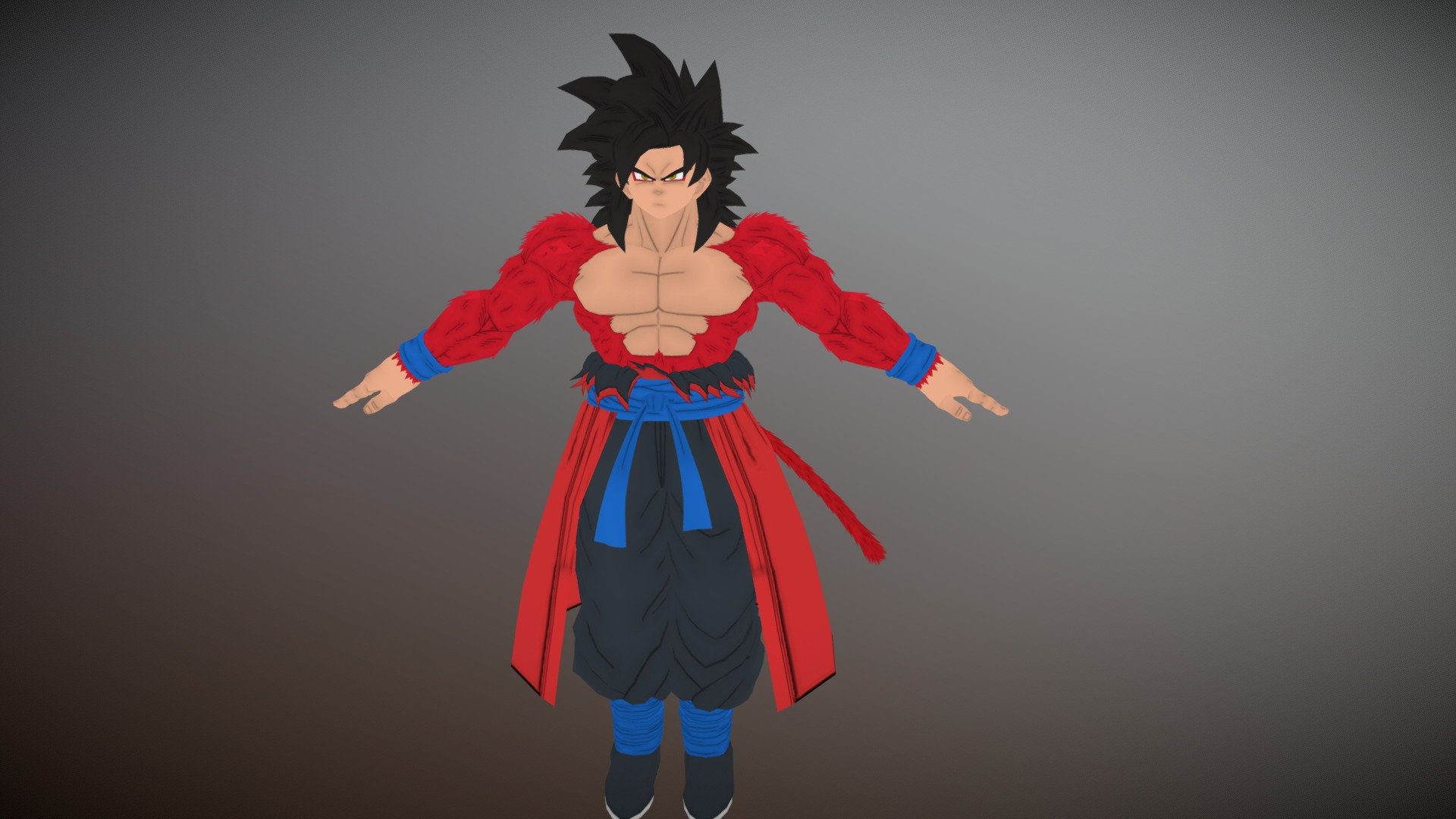 Goku 4 cosmic style - 3D model by Yuvraj Kumar (@yuvrajsurawanshiyuvraj ...