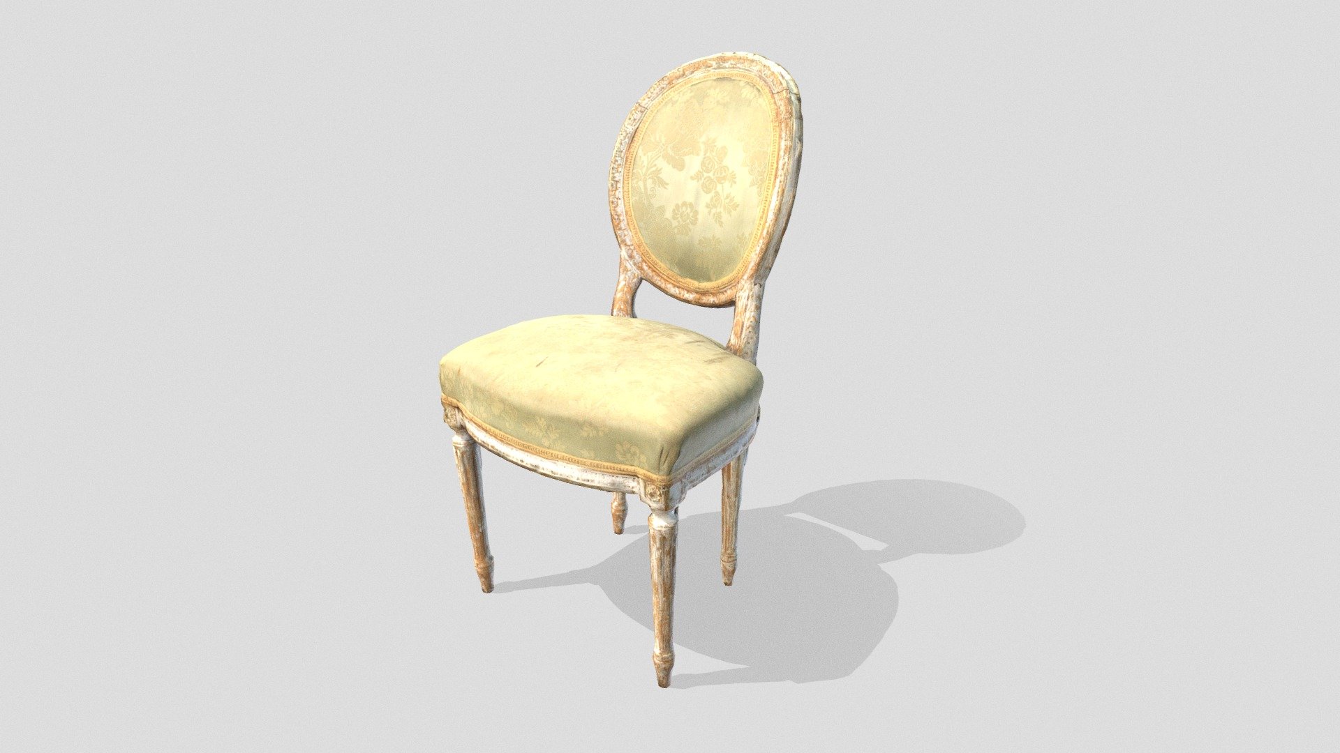 Antik szék - 3D model by ARcheo Group (@archeogroup) [c47e40d] - Sketchfab