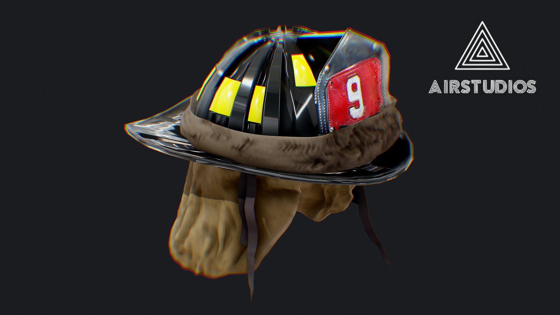 FireFighter Helmet - Buy Royalty Free 3D model by AirStudios ...