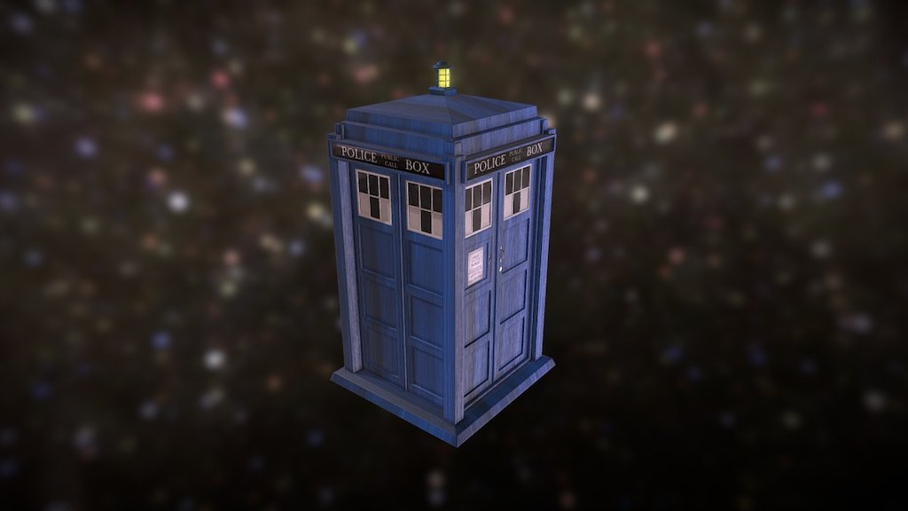 Fanart #001 Tardis - 3D model by Patrick Coman (@PatrickComan) [c47fc08 ...