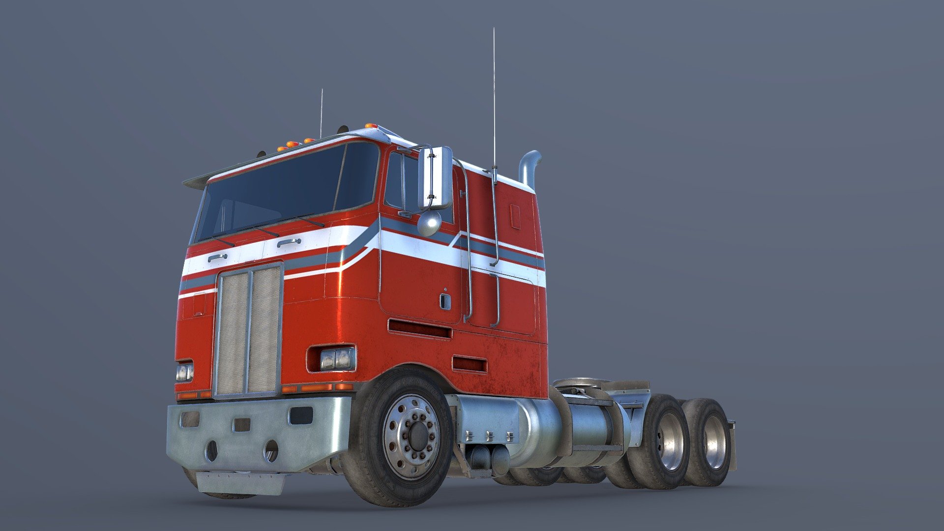 Large Truck - 3D model by kanistra [c48000a] - Sketchfab