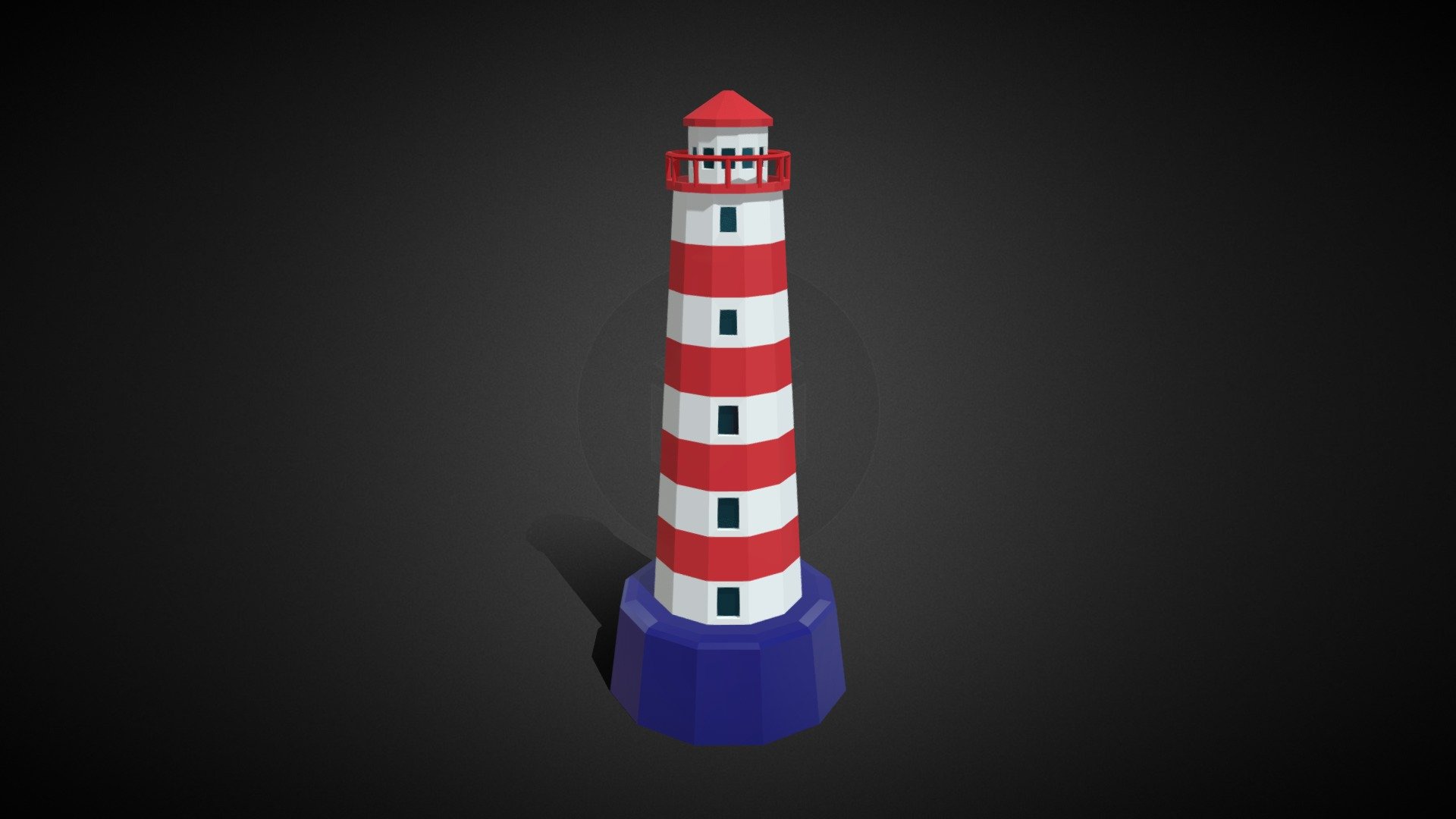 Lighthouse - 3D model by farooq.smurf [c480929] - Sketchfab