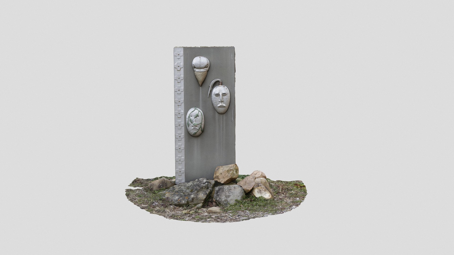 Cherokee Clan Masks - rough draft - 3D model by David Smart ...