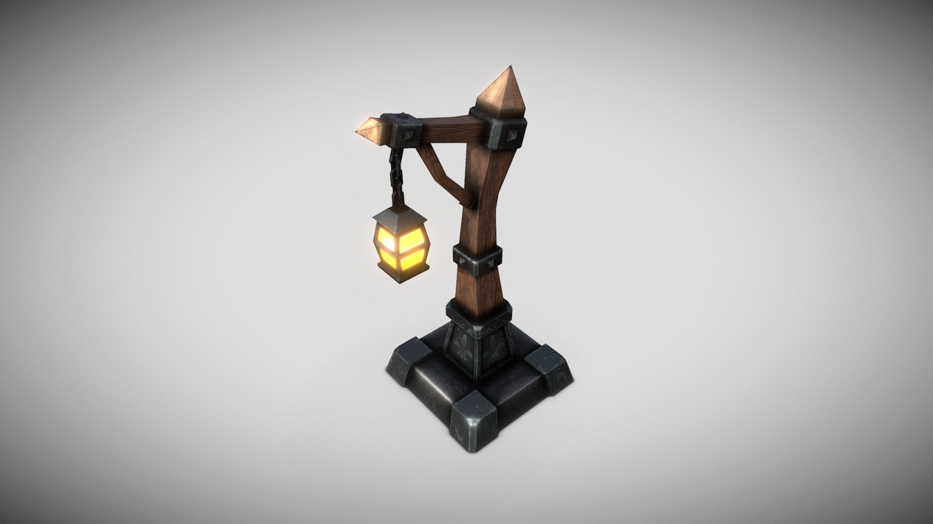 Medieval Lamp - Download Free 3D model by Vova Truskov (@FlowOff ...