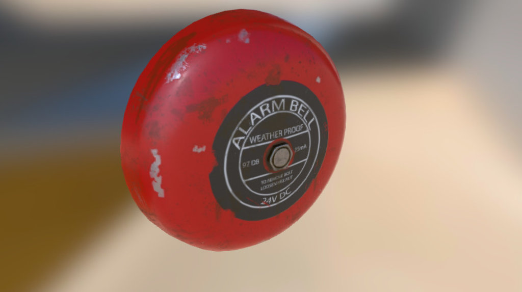 Fire Alarm Bell - 3D model by greggdaly [c481e6c] - Sketchfab
