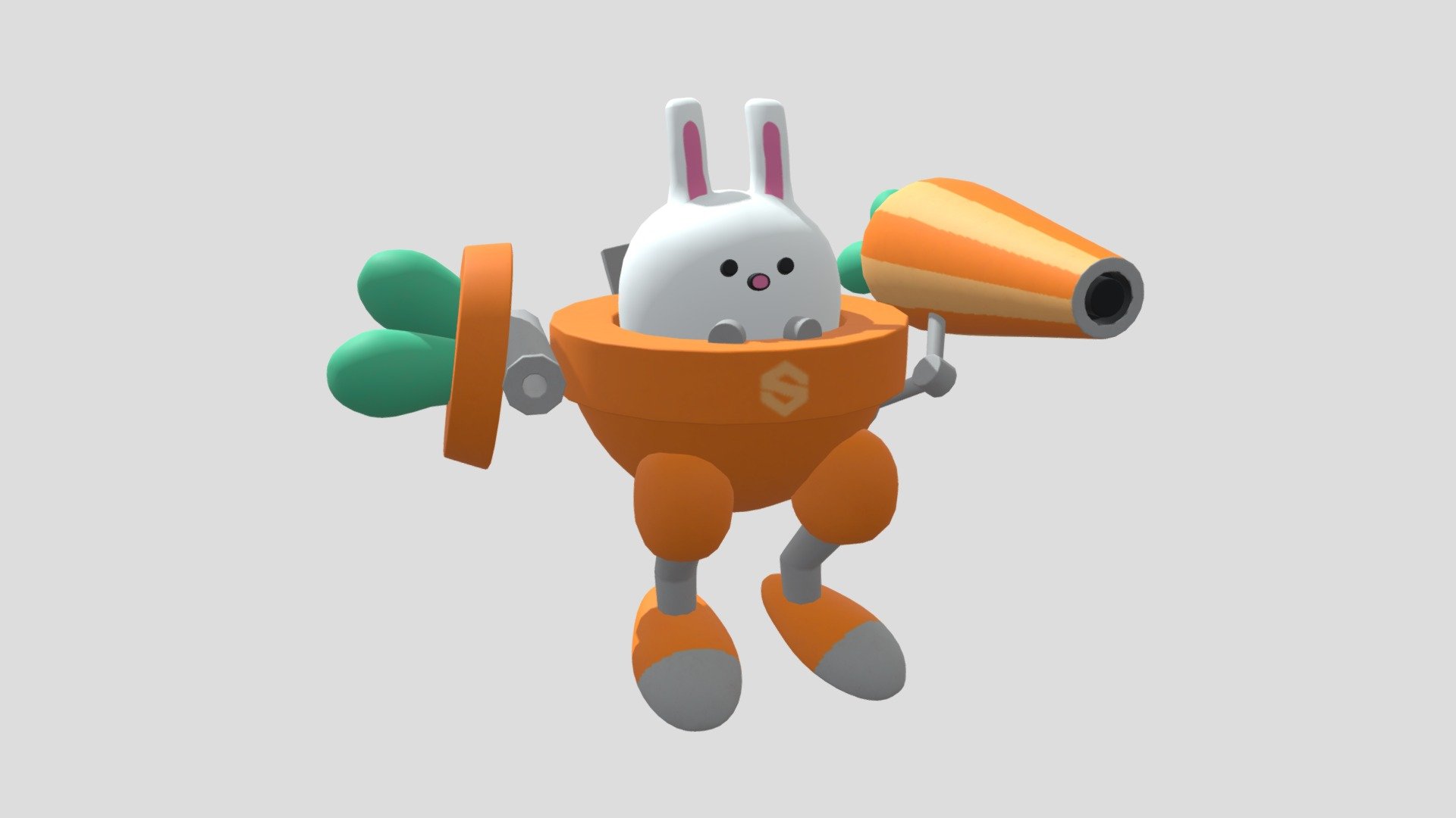 rabbit_high - 3D model by gxhuang [c48200e] - Sketchfab