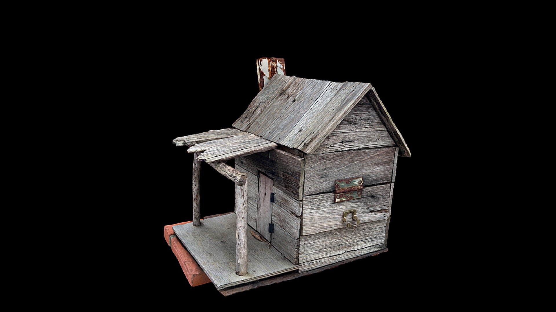 Rustic Mailbox - Download Free 3D model by Andrei Alexandrescu (@Andrei ...