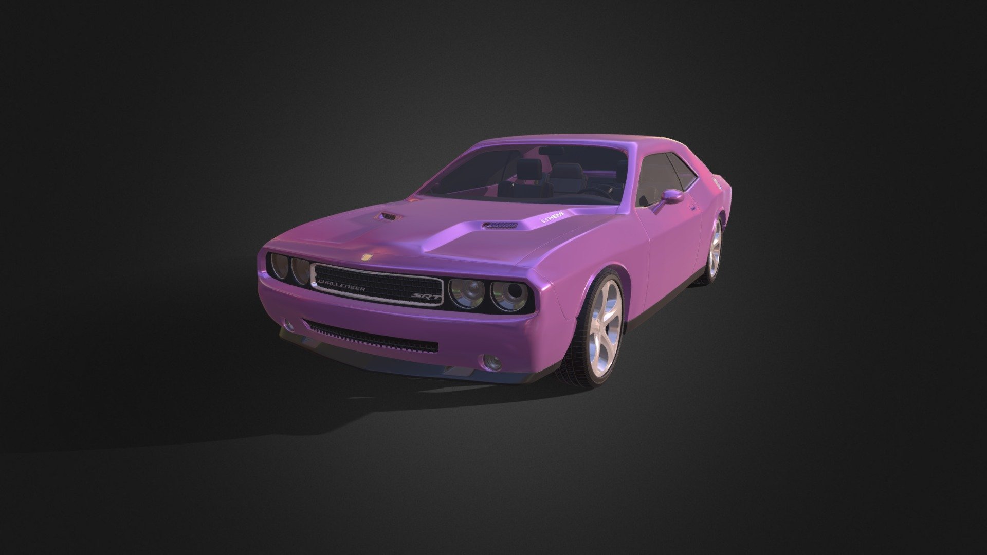 Dodge Challenger - 3D model by Julian Reich (@Julian4444) [c483c53 ...