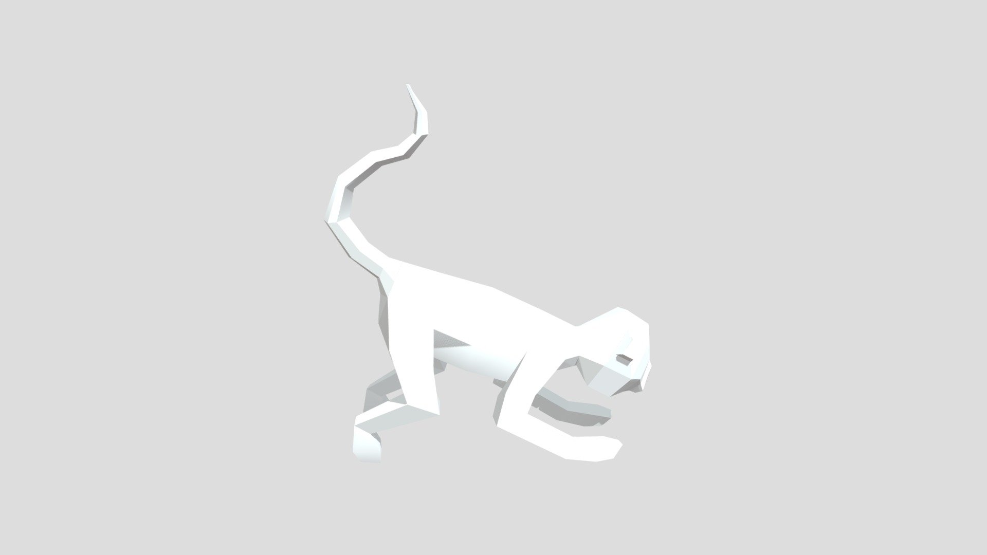 Nothing, just a low-poly monkey - 3D model by Vladislav Kolesnikov ...