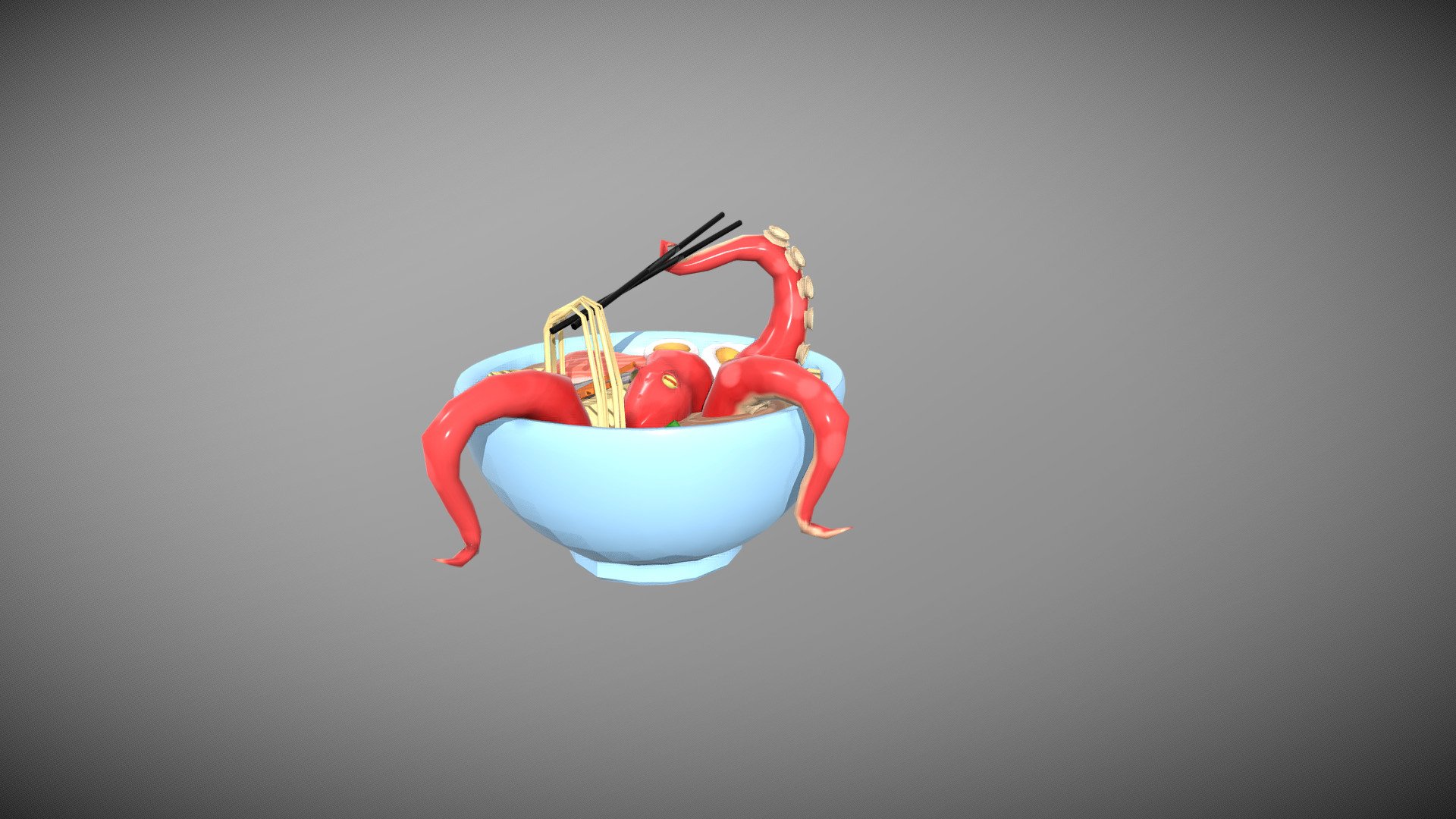 Ramen Surprise! - 3D model by GothicBunny04 [c484677] - Sketchfab