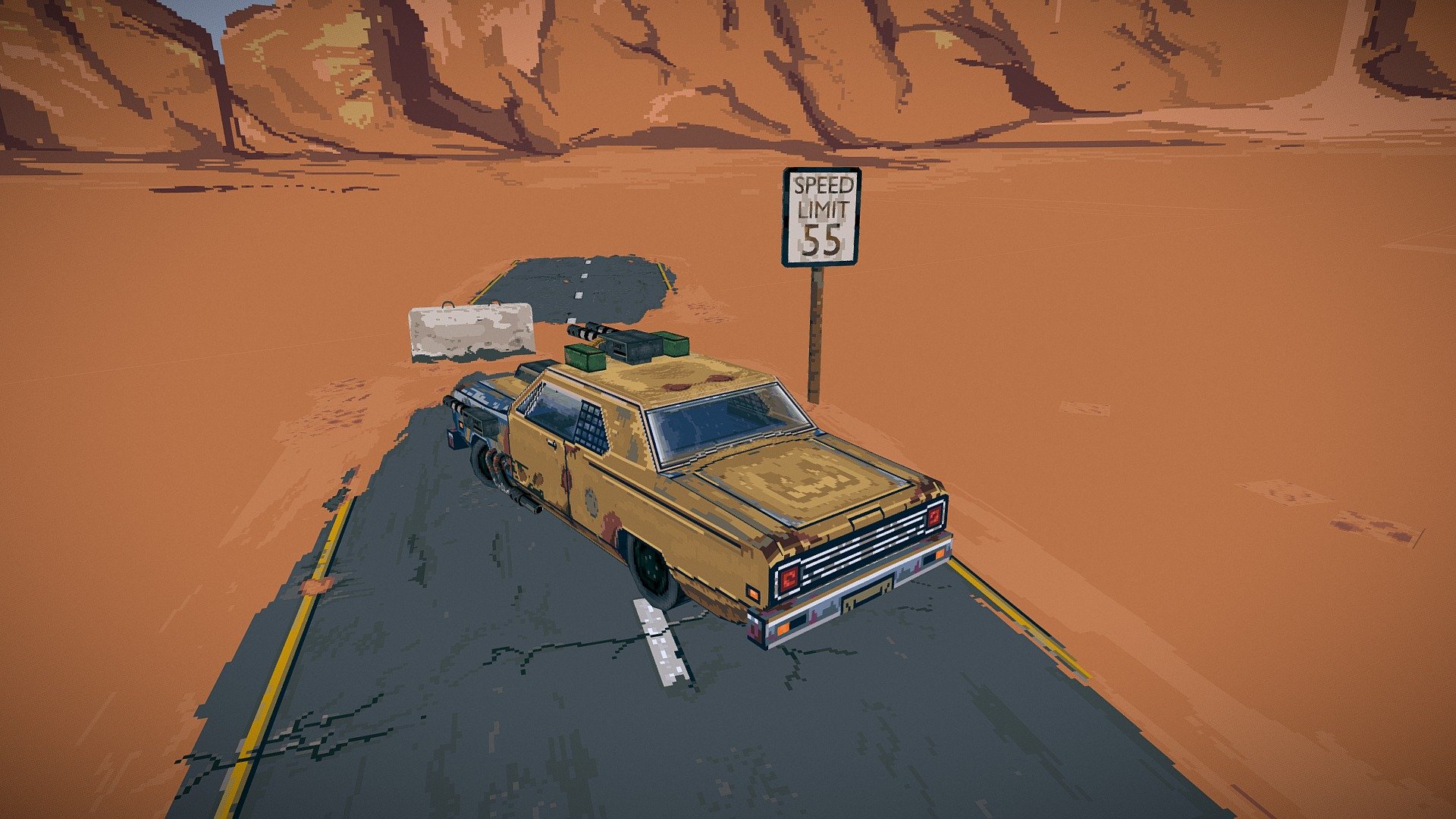 Rusty Muscle Car - 3D model by Sazem [c485ee4] - Sketchfab