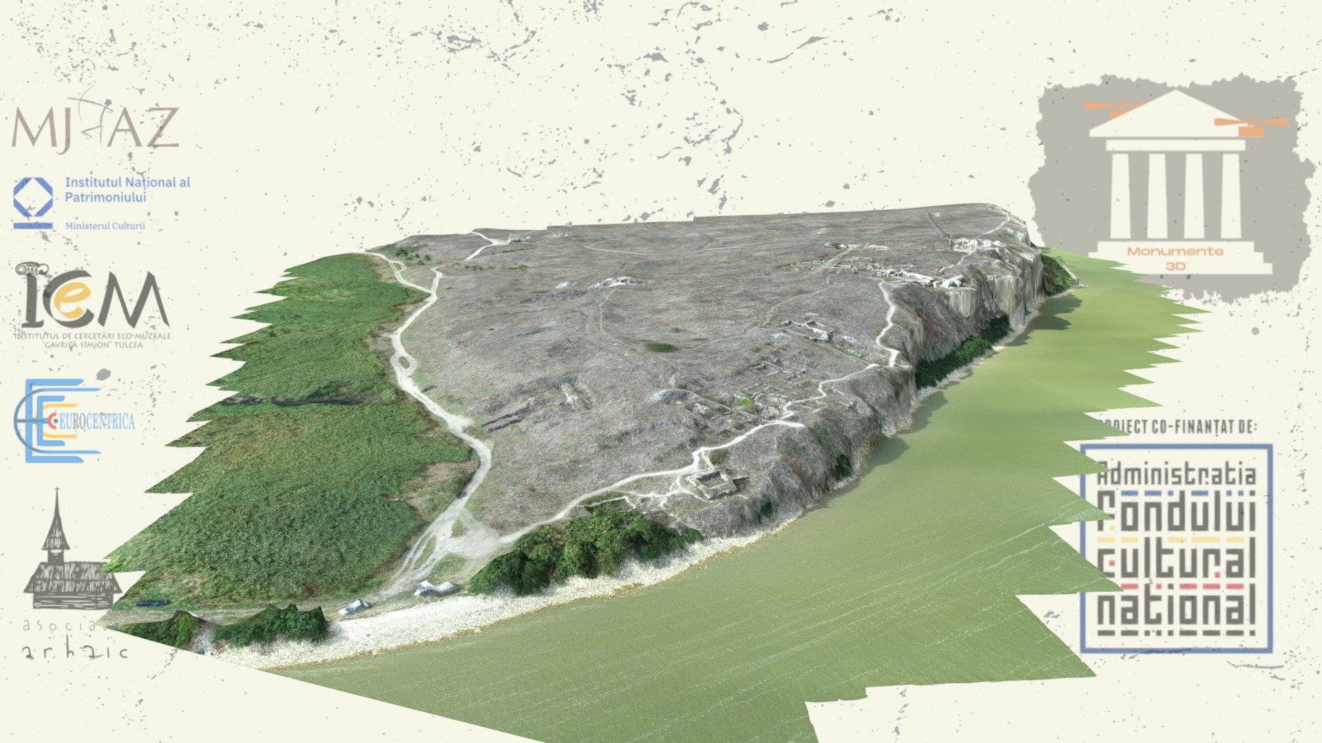Situl arheologic Orgame/Argamum - Download Free 3D model by Institutul ...