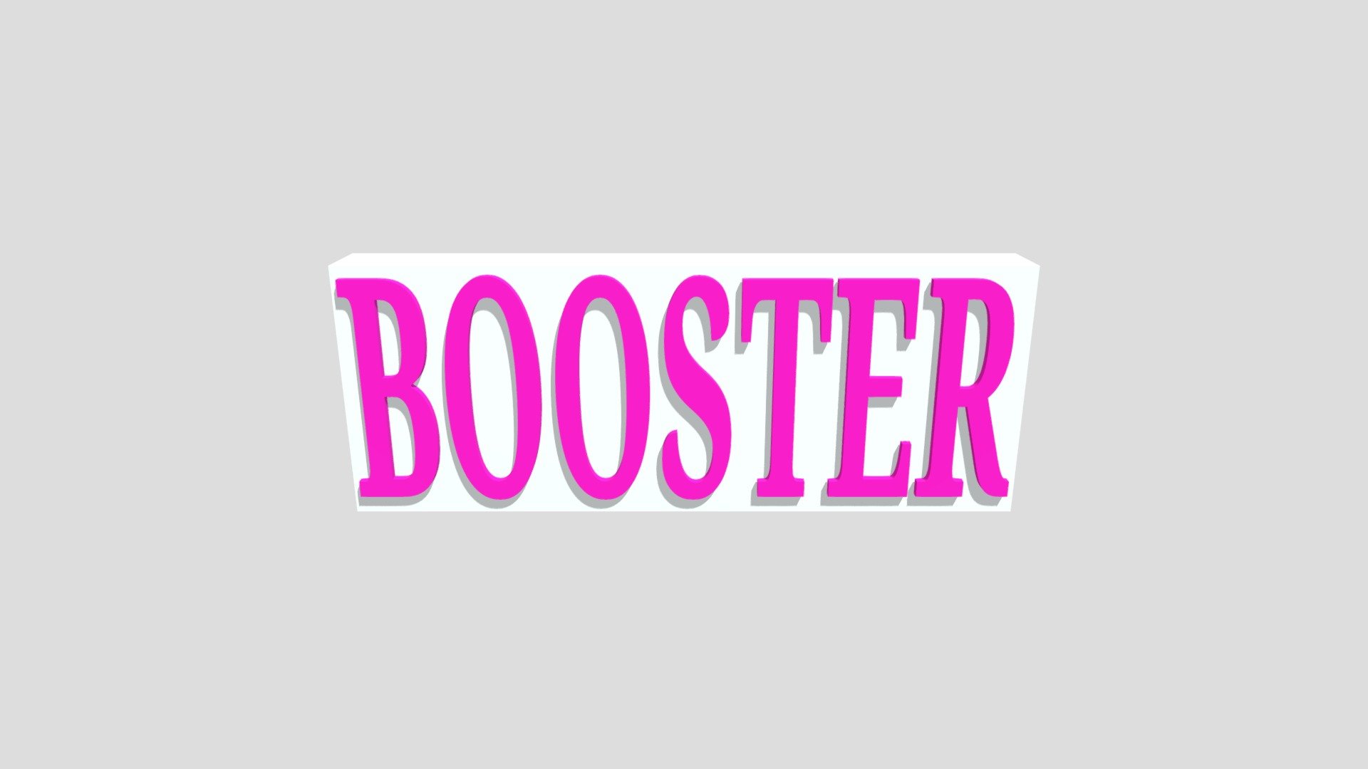 BOOSTER BADGE - 3D model by Mynameisalwayssomething [c4868aa] - Sketchfab