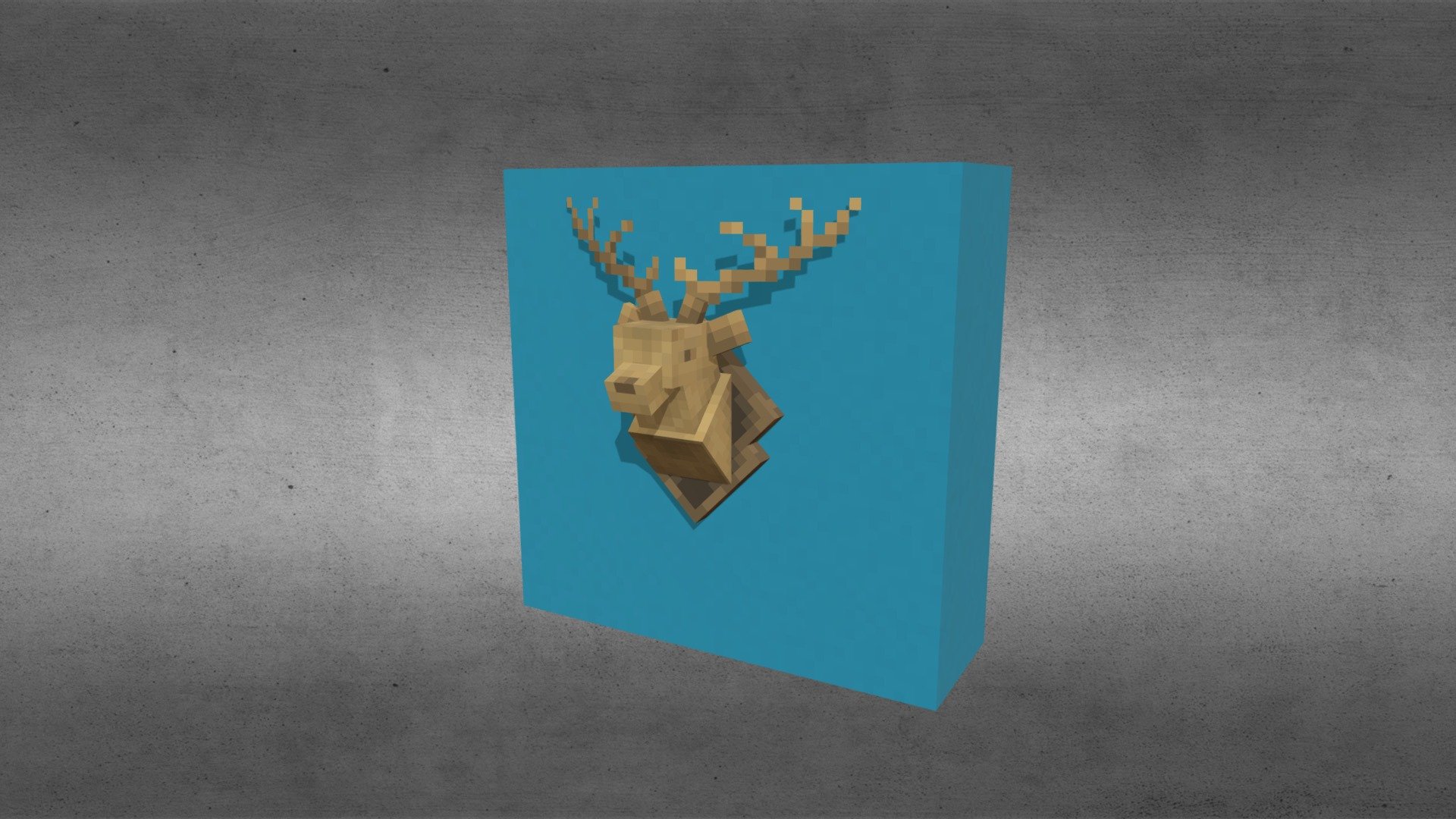 minecraft oak deer - 3D model by an9el [c487161] - Sketchfab