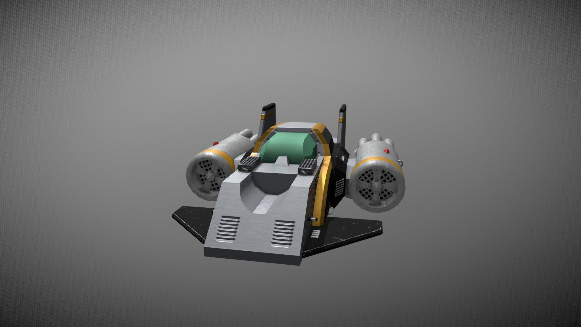 Runner ship - Download Free 3D model by ArcheoteryxFr (@Archeopteryxfr ...
