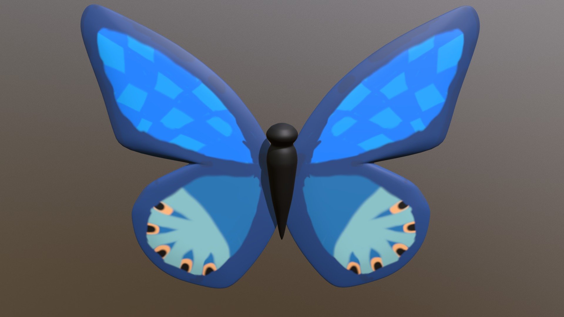 Butterfly - 3D model by bitterlemoncifog [c48982c] - Sketchfab