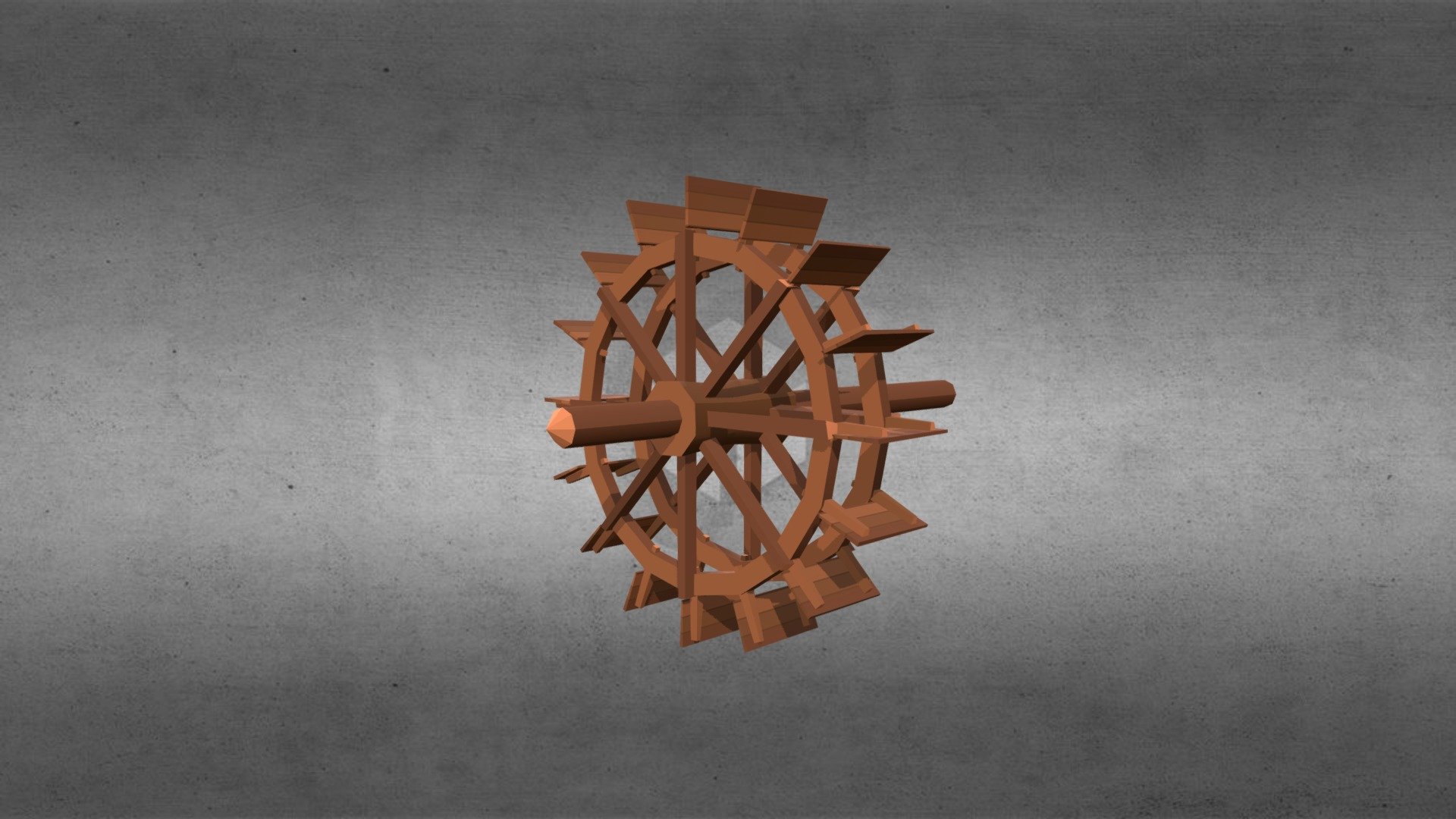 Mill-wheel-left - Download Free 3D model by Pixel (@stefan.lengyel1 ...