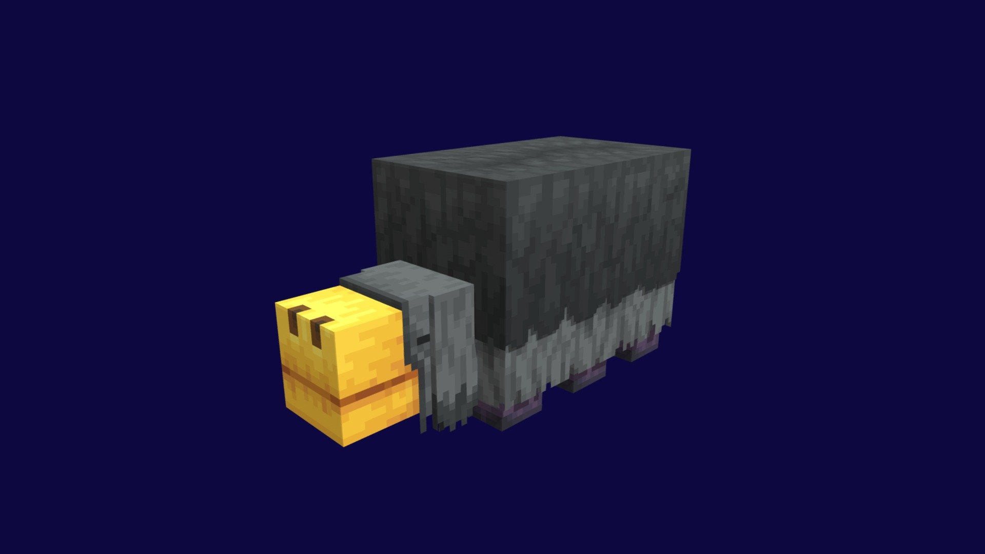 {Minecraft} Sniffer Entity (Gray & Black) - Download Free 3D model by ...