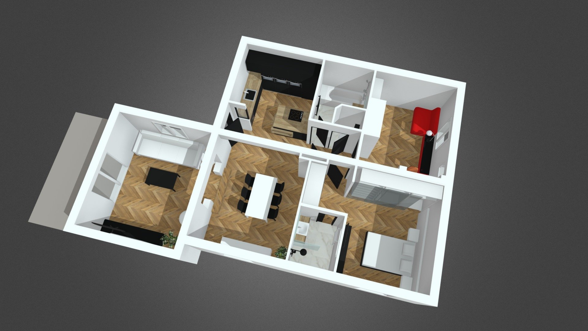 Villa Projet A Chris - 3D model by Magali.Chierico-Brus [c48bec3 ...