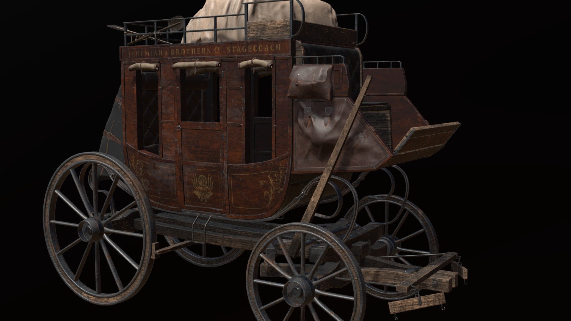 Carriage - 3D model by parkmoon [c48d18b] - Sketchfab