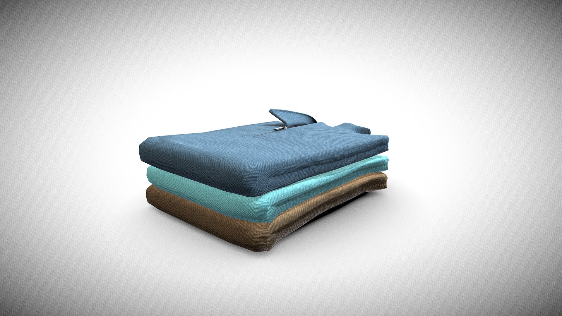 Low Poly Zip Neck Folded Sweaters - Buy Royalty Free 3D model by 3dia ...